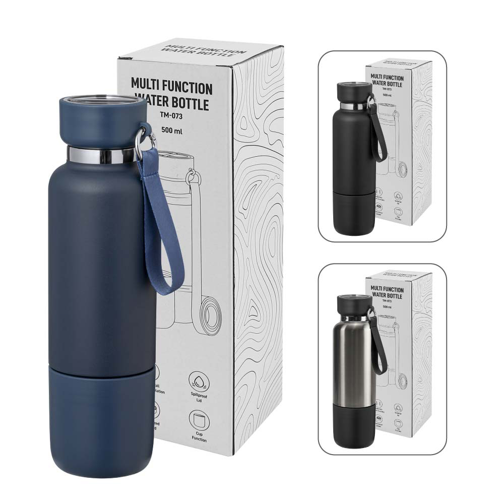 Multi-function stainless steel water Bottles with Double... - 6